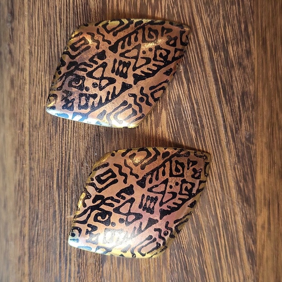 Unbranded | Jewelry | Vintage Aztec Pattern Diamond Shaped Lightweight ...